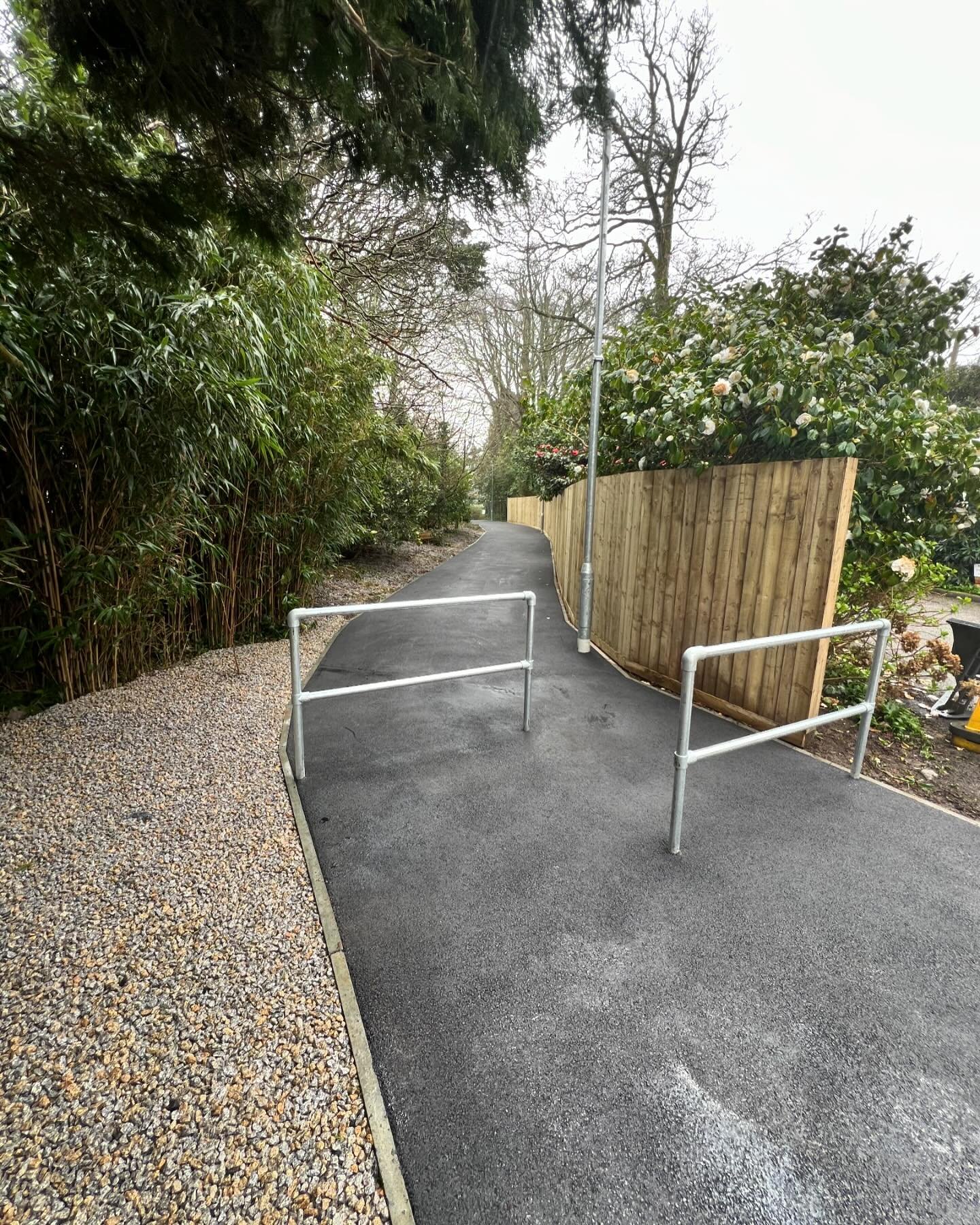 Pedestrian and cycle path installed in Penryn